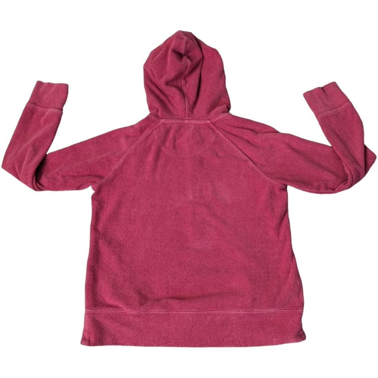 Fat Face Full Zip Red Berry Cotton Blend Hoodie Size... - Depop