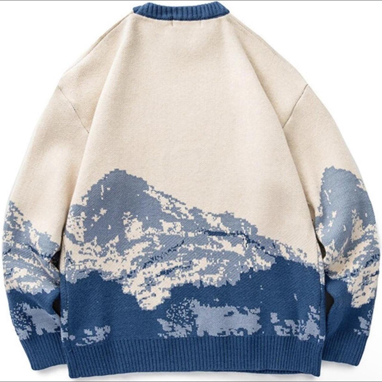 VINTAGE HARAJUKU KNITTED SWEATER, JAPANESE STYLE... | Depop