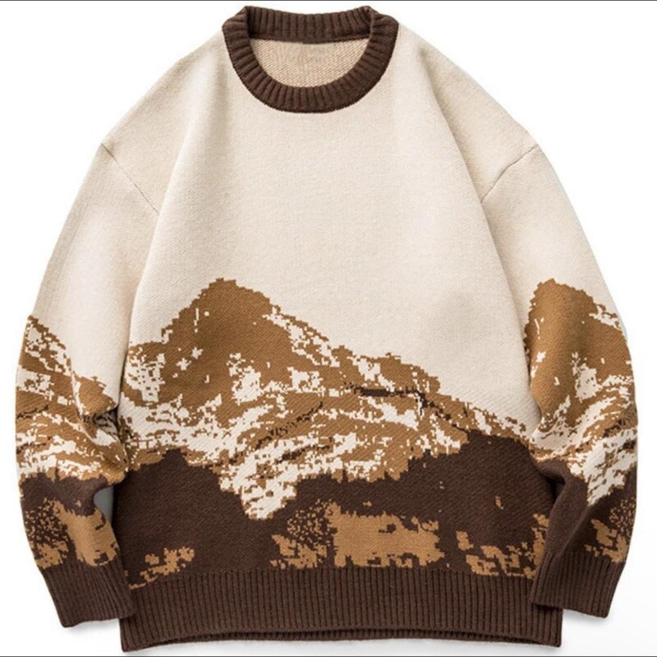 VINTAGE HARAJUKU KNITTED SWEATER, JAPANESE STYLE... | Depop