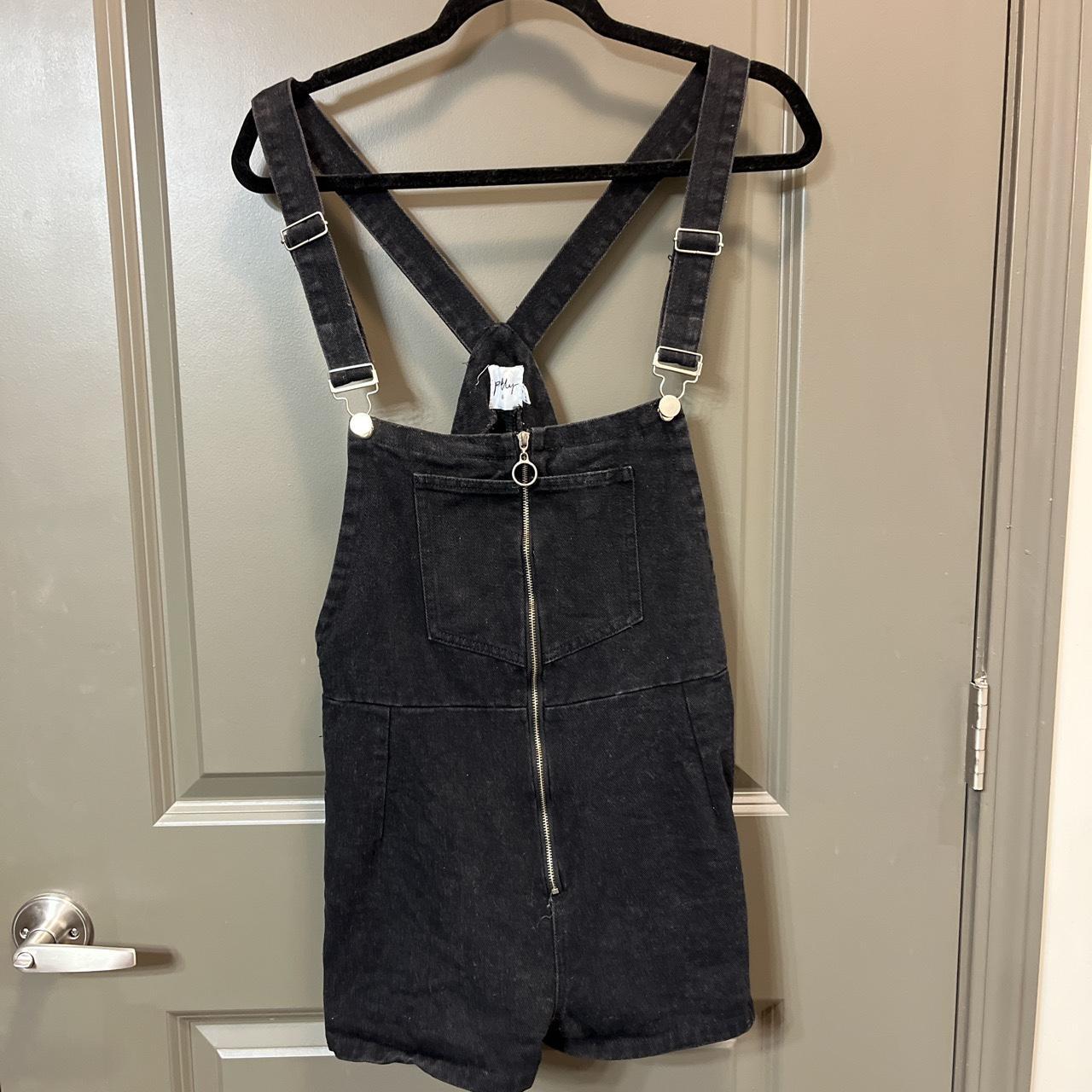 Love these black overalls with front zipper! Was... - Depop