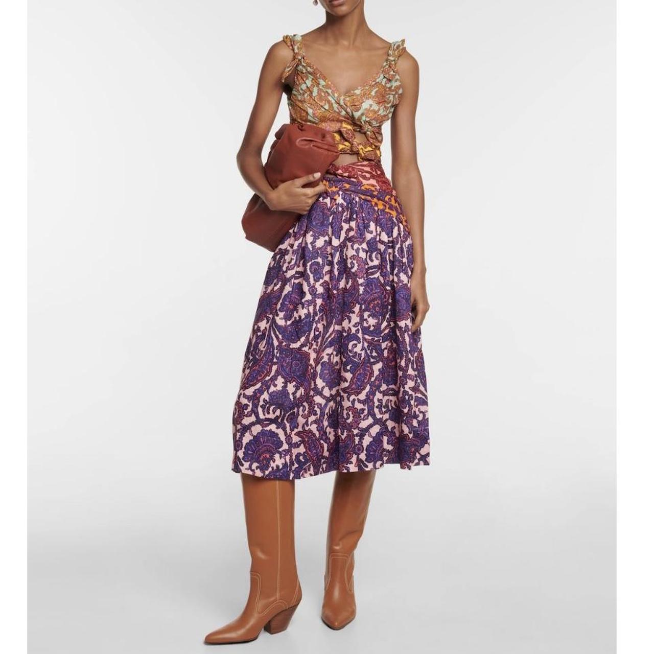 Zimmerman midi dress | size 2 | worn once, good as... - Depop