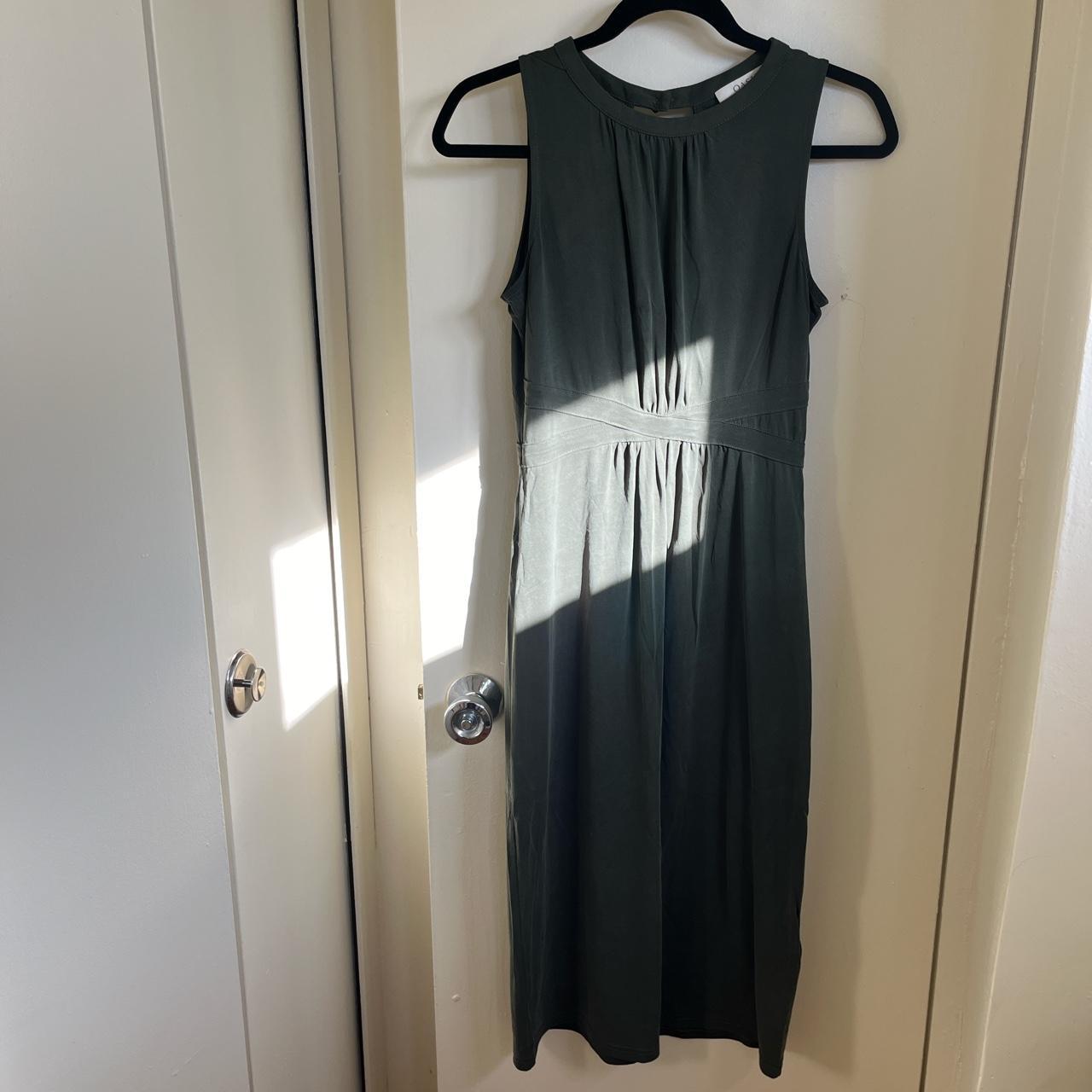 Maxi green Oasis dress, bought in Cambridge, UK - Depop