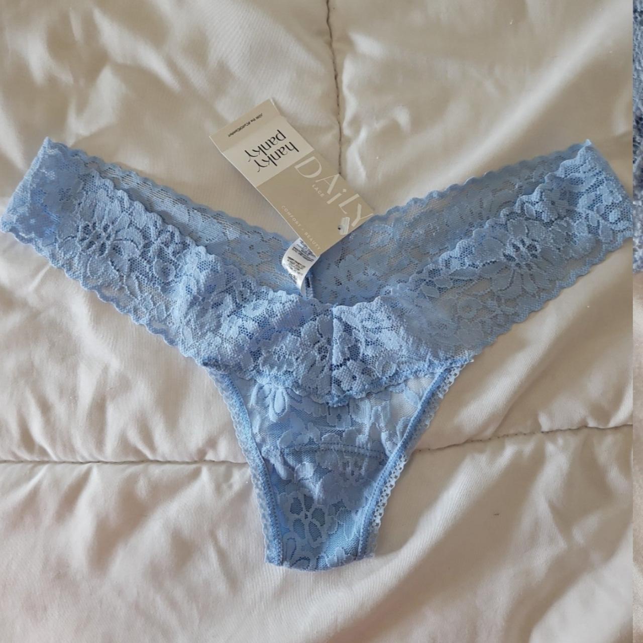 Brand new with tags light blue lace Hanky Panky... - Depop