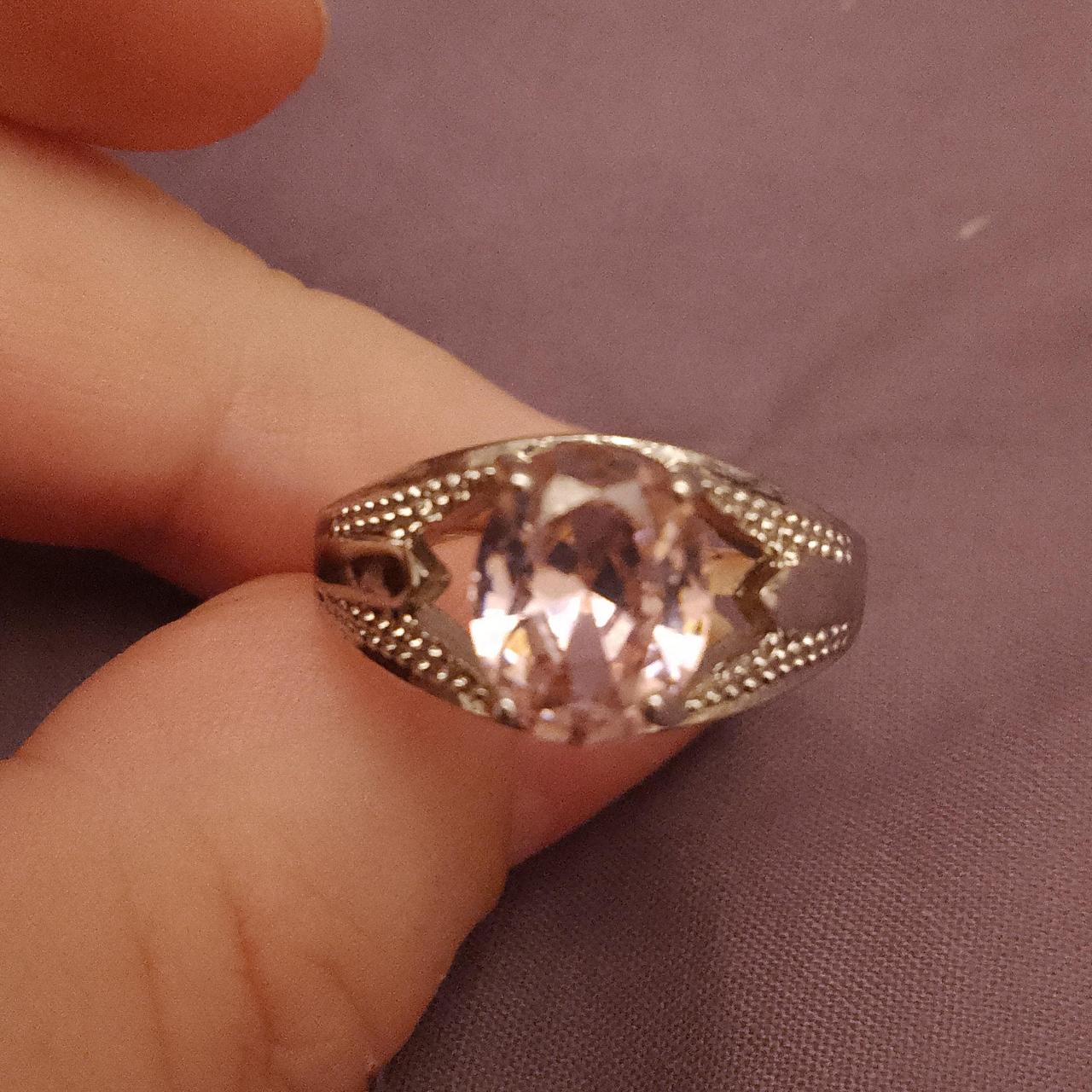 Beautiful possibly silver ring has hallmarks of 925... - Depop