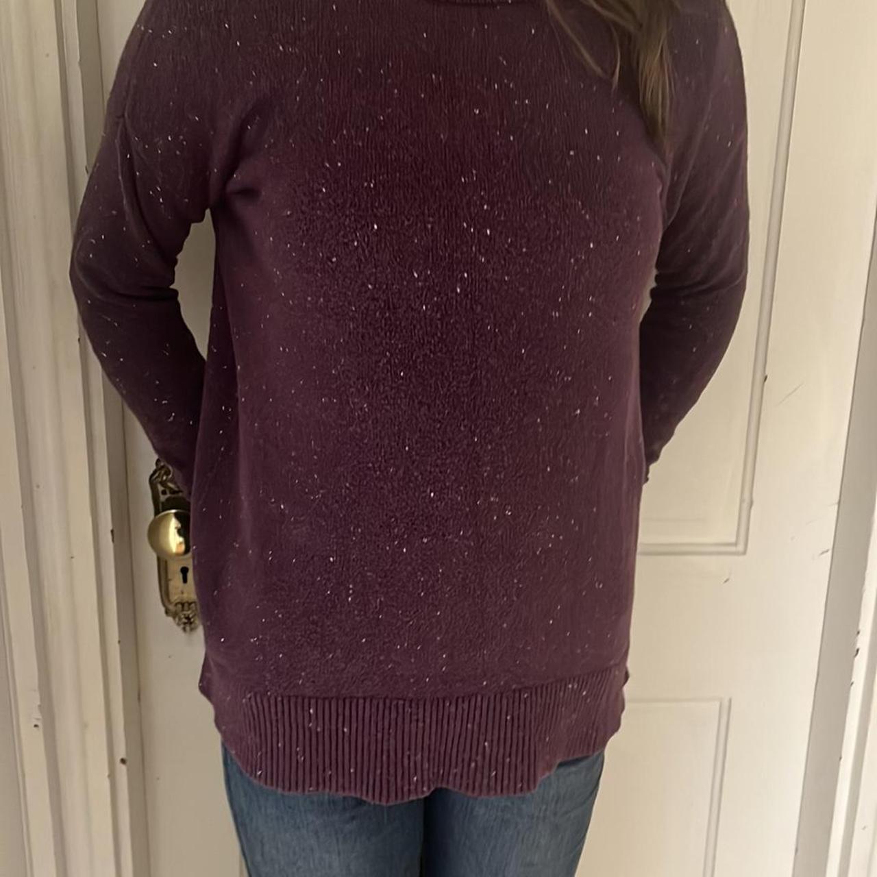 Loft burgundy xs sweater - Depop