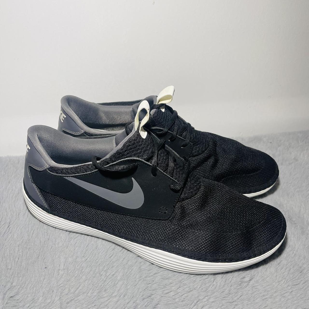 Nike Solarsoft Moccasin Running Shoes 555301-001... - Depop