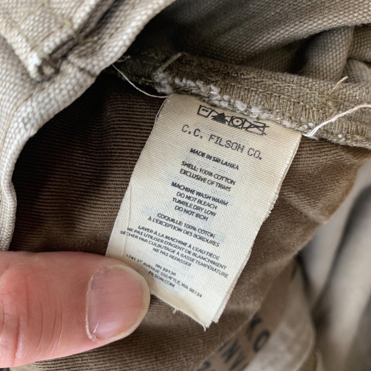 Filson Tacoma Work Jacket 20096828 Dark Mushroom... - Depop