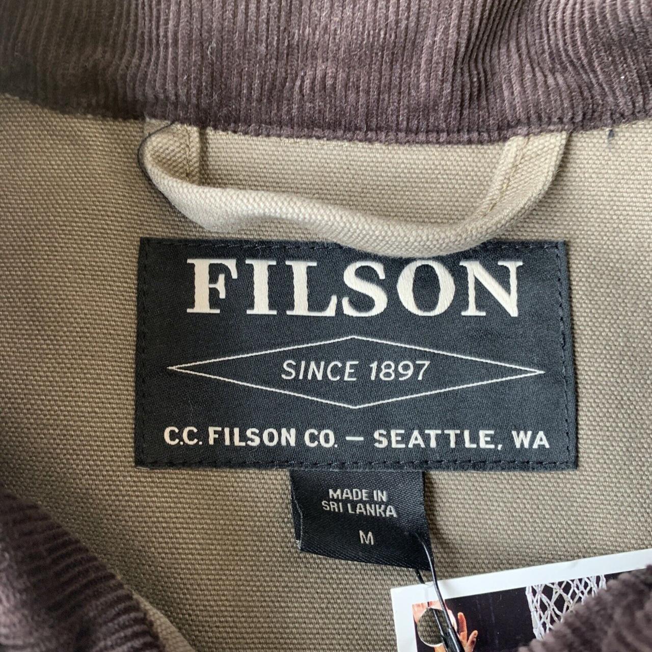 Filson Tacoma Work Jacket 20096828 Dark Mushroom... - Depop