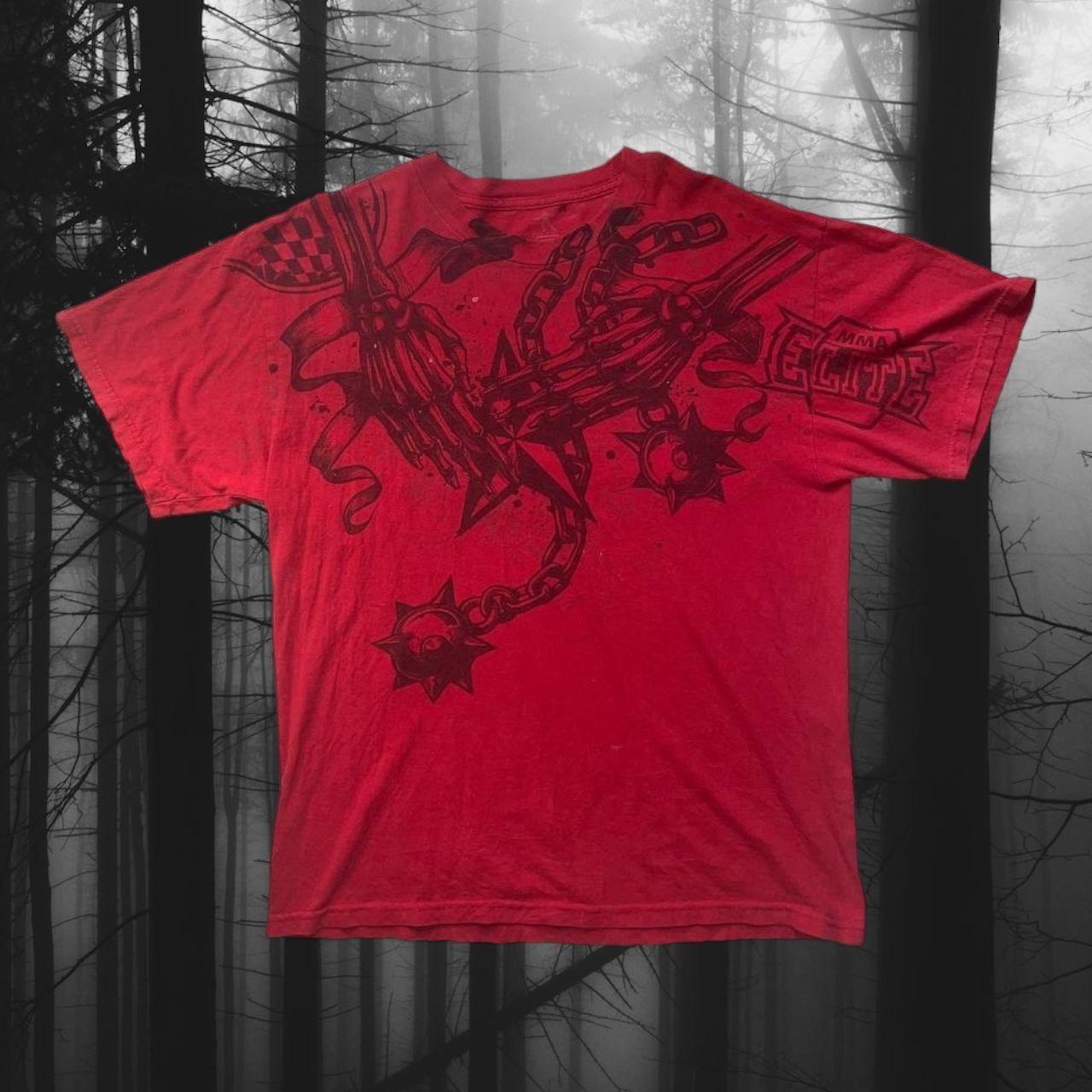 Mma elite skeleton flail tee manual sizing when... - Depop