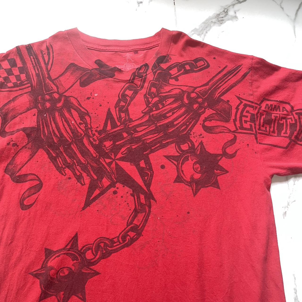 Mma elite skeleton flail tee manual sizing when... - Depop