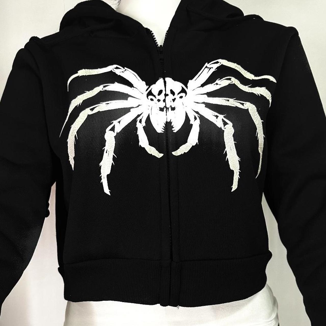 Spider zip up long sleeve jacket. Gives off Phantom... - Depop