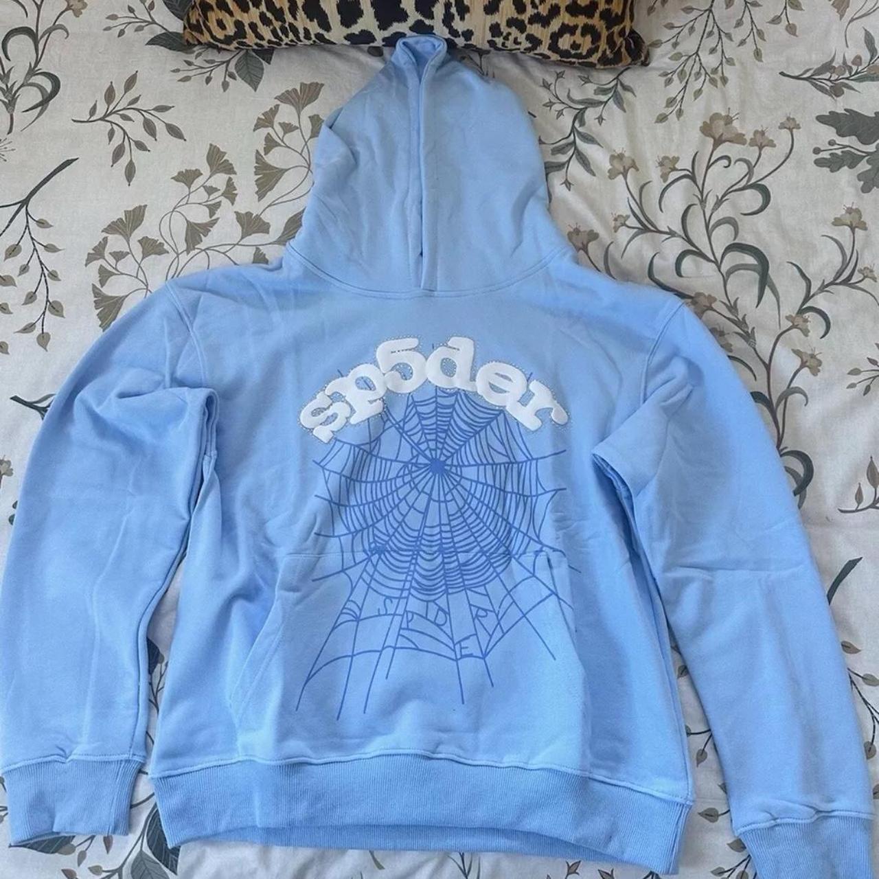 Blue Spider Worldwide hoodie #SpiderWorldwide | Depop