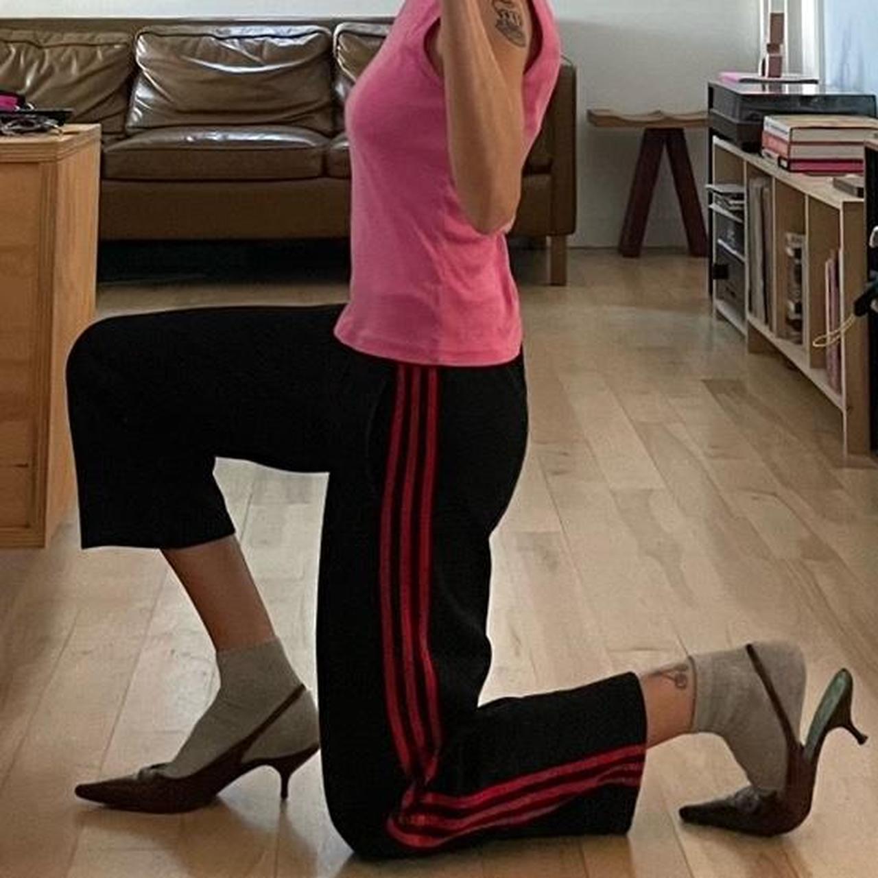 Adidas straight leg track pants Youth... - Depop