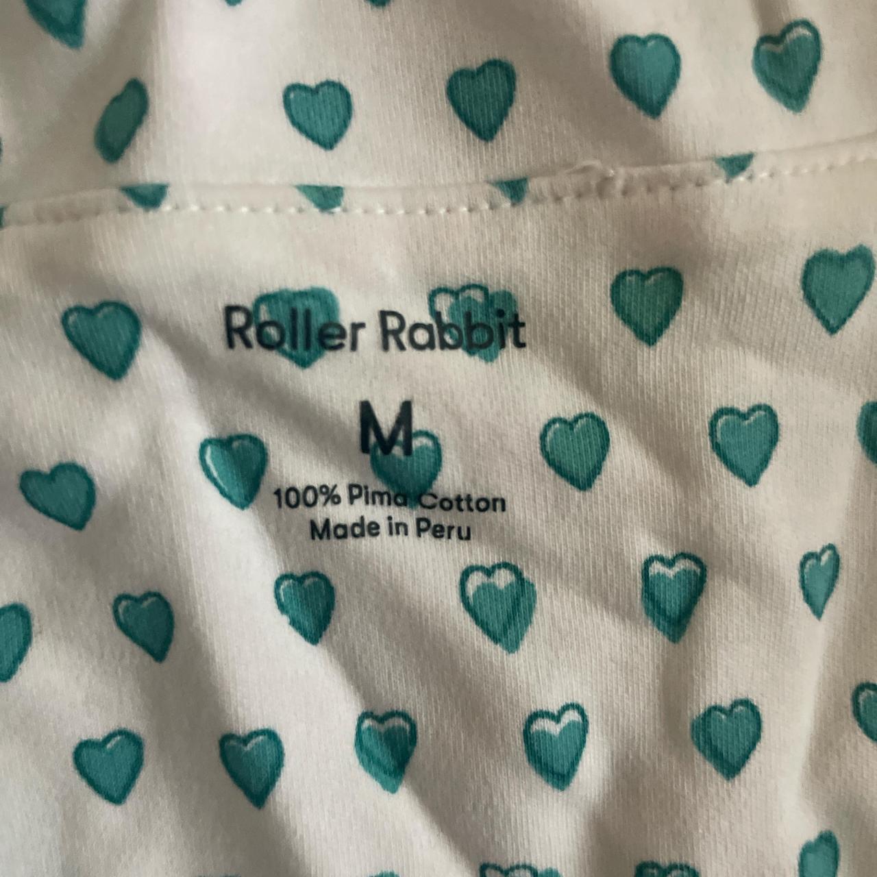 Roller Rabbit Hearts Polo Pajamas - size M Worn... | Depop