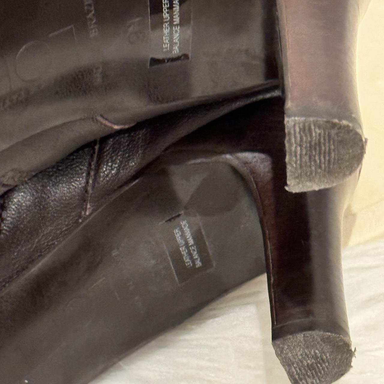 Talbots riding leather riding boots in chocolate... - Depop