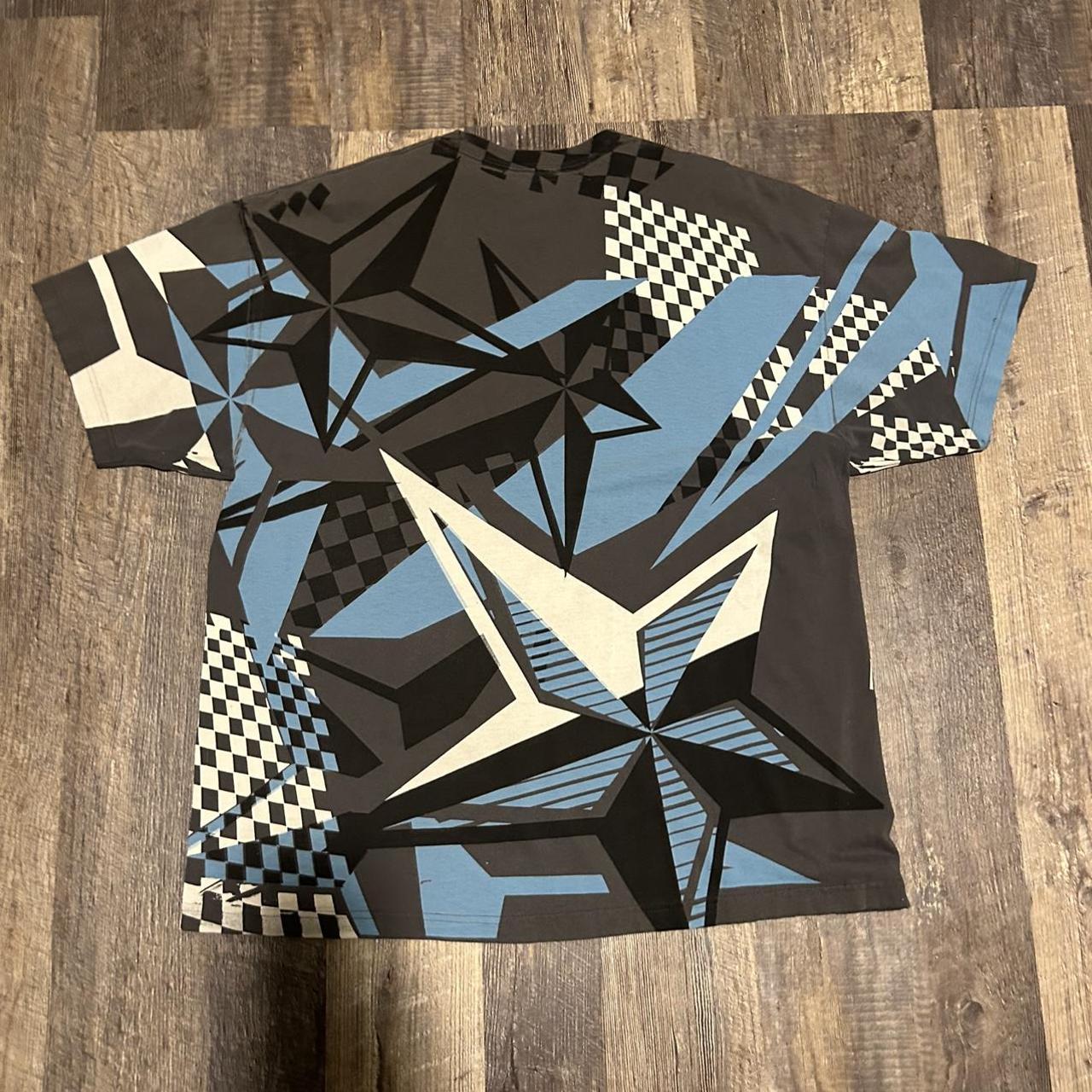 All over print y2k stat shirt size xxl #jnco... - Depop