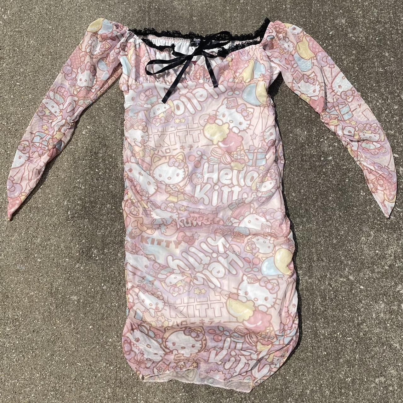 Sanrio Women's Pink Dress | Depop