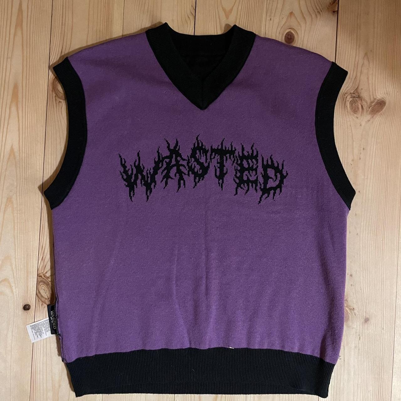 Wasted Paris double sided vest. #wasted... - Depop