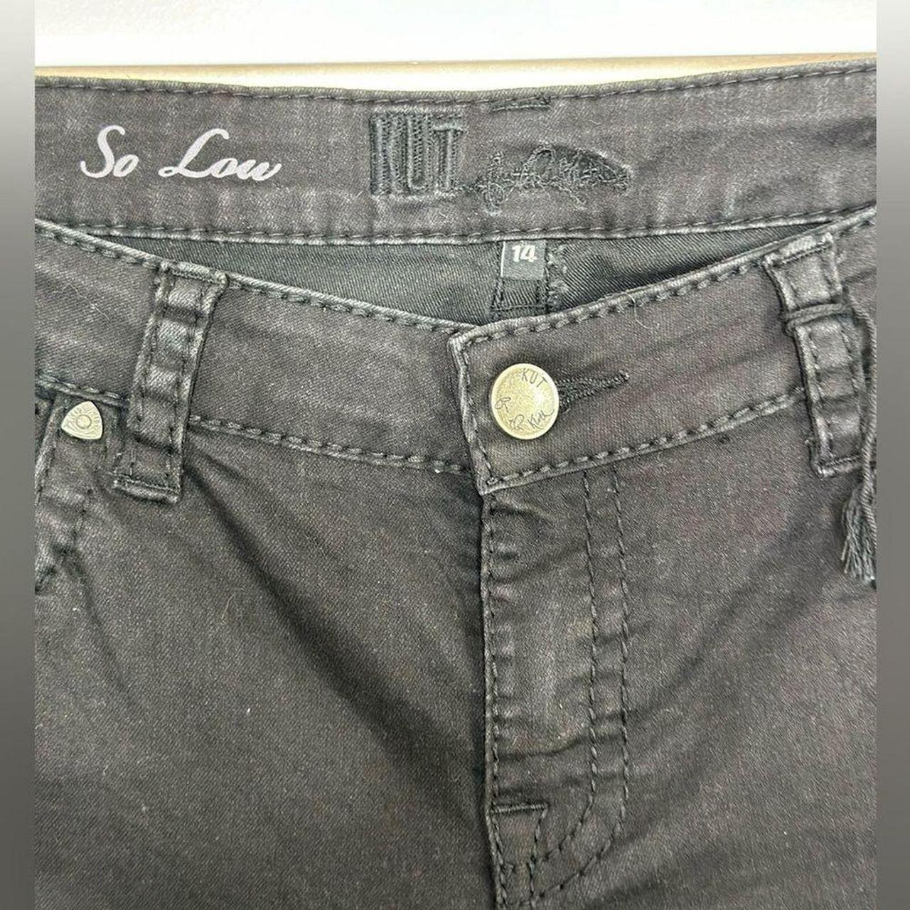 Kut From the Kloth Jeans Womens 14 black Dark Wash... - Depop