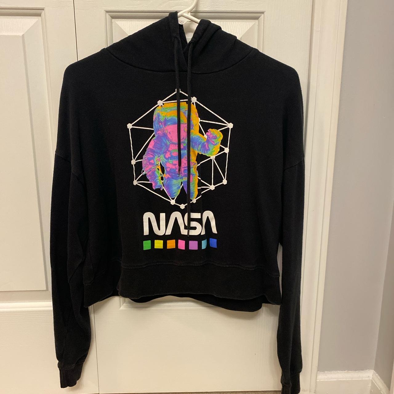 hyper space nasa graphic hoodie - Depop