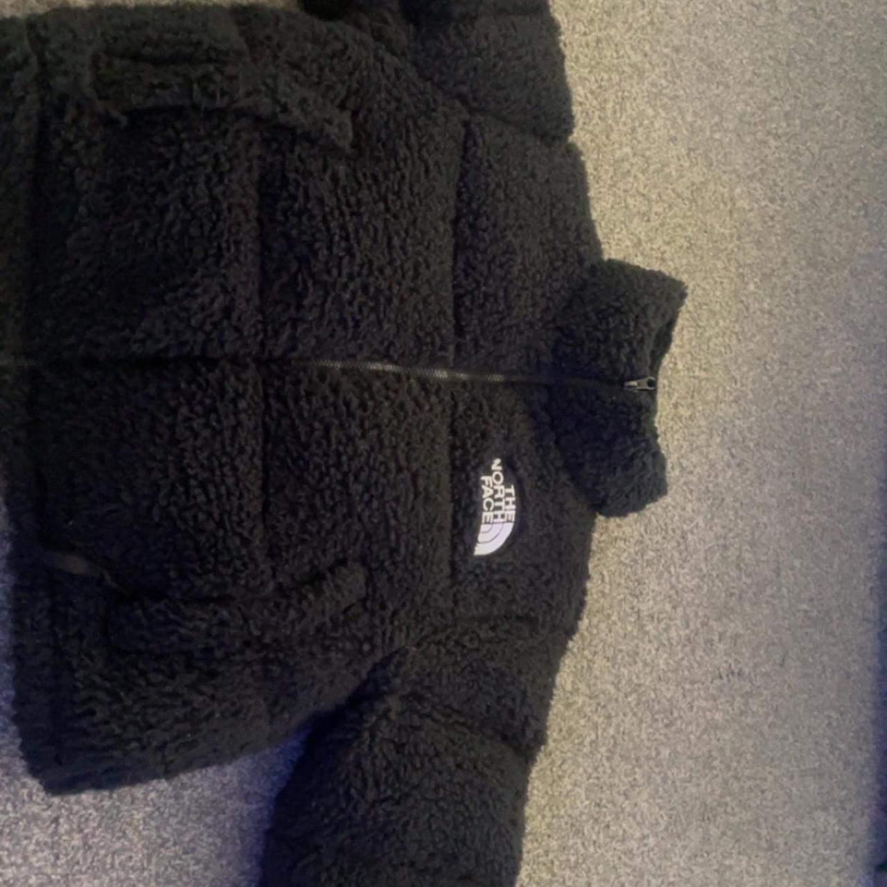 North face fluffy puffer - Depop