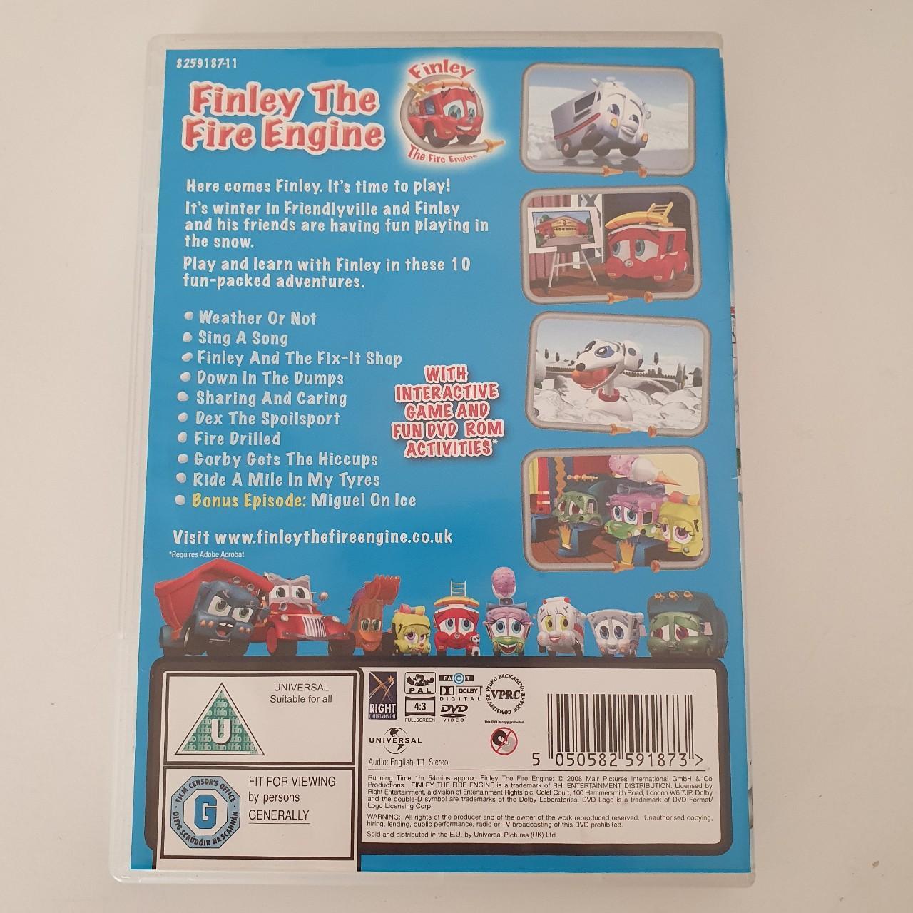 Finley The Fire Engine - Christmas DVD (Region 2)... - Depop