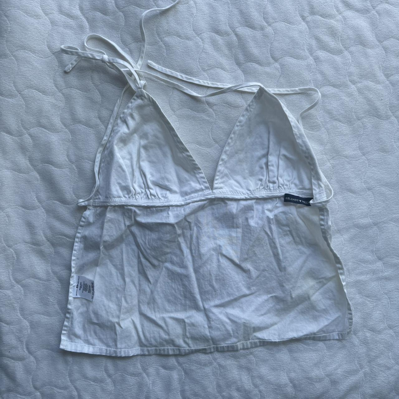 brandy melville backless tie top - has some... - Depop