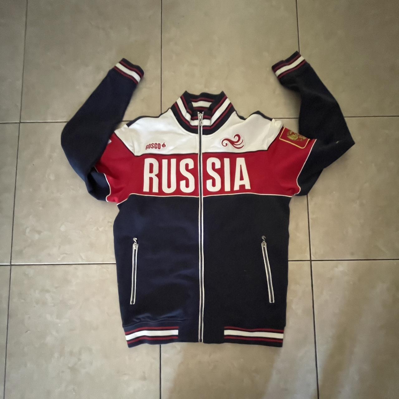 Rare BOSCO Sport RARE RUSSIA Olympic Jacket Russia... - Depop