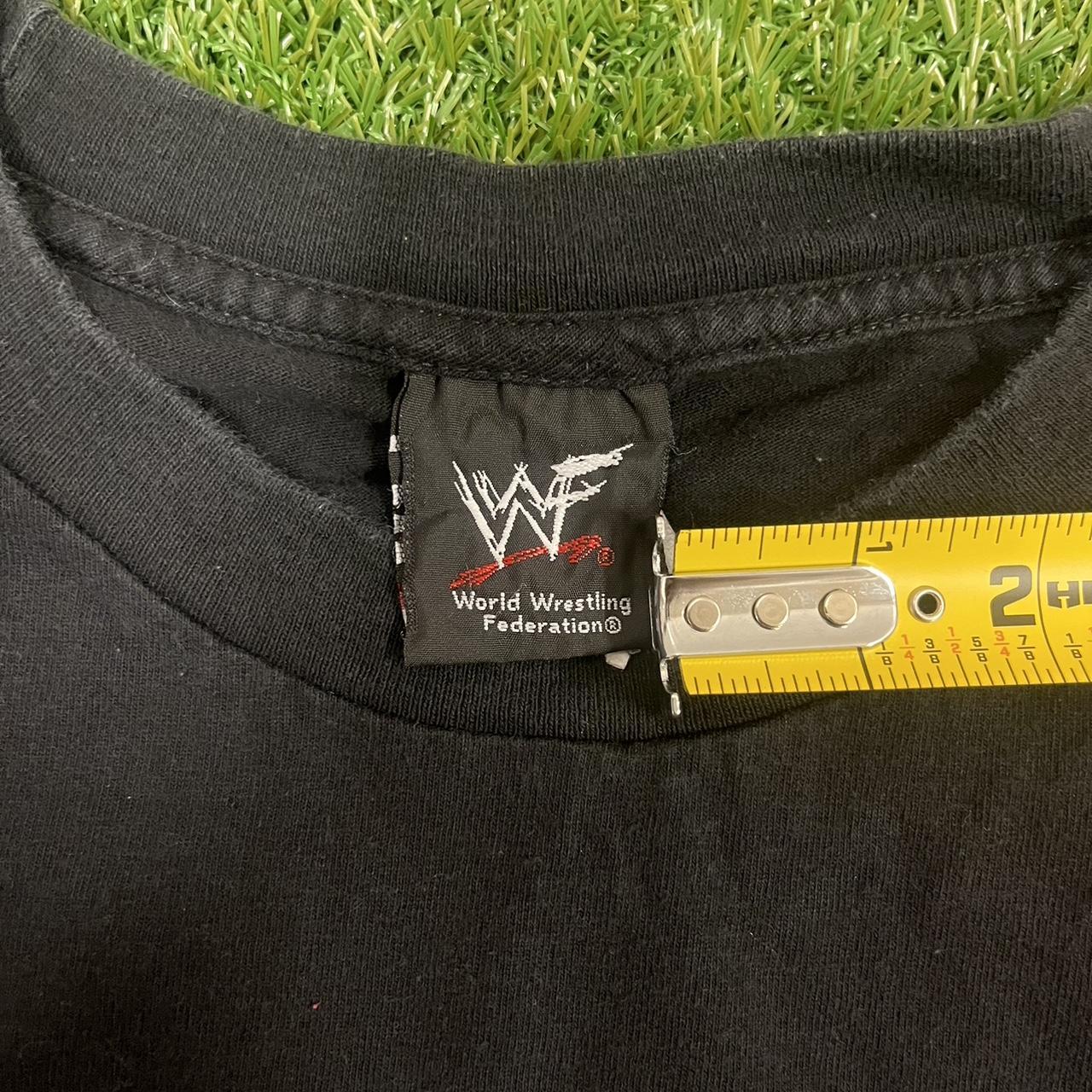 WWF CREW Tee (2000-2001)/ Measures 25in Pit to Pit,... - Depop