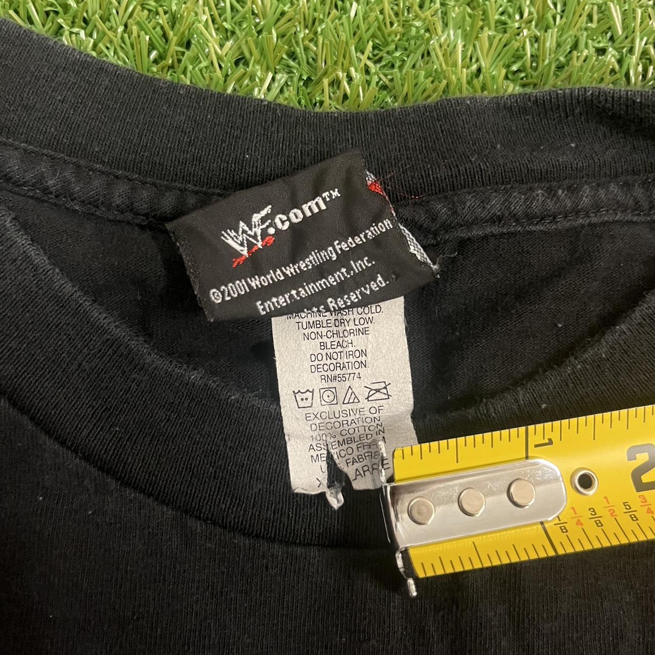 WWF CREW Tee (2000-2001)/ Measures 25in Pit to Pit,... - Depop