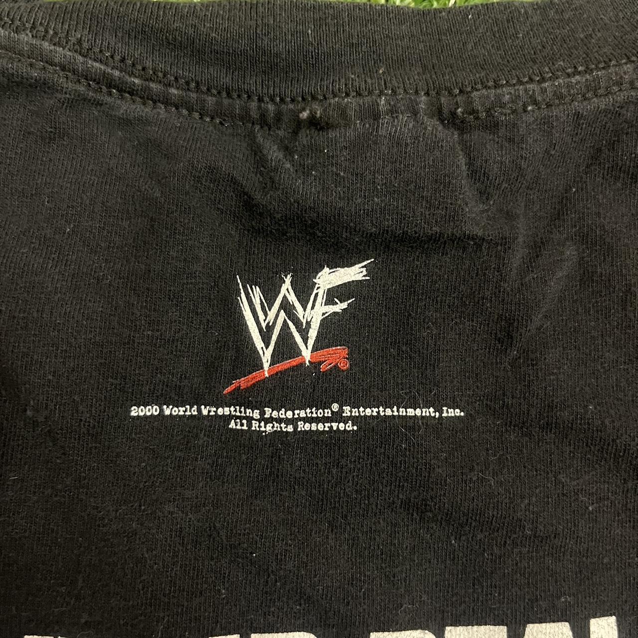 WWF CREW Tee (2000-2001)/ Measures 25in Pit to Pit,... - Depop
