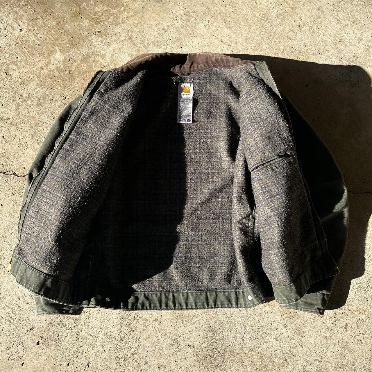 Vintage Carhartt Detroit J97 MOS No distressing, a... - Depop