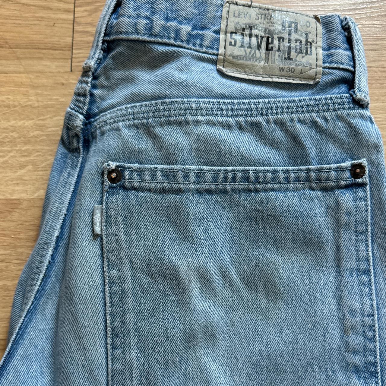 Excellent quality vintage silver tab carpenter... | Depop