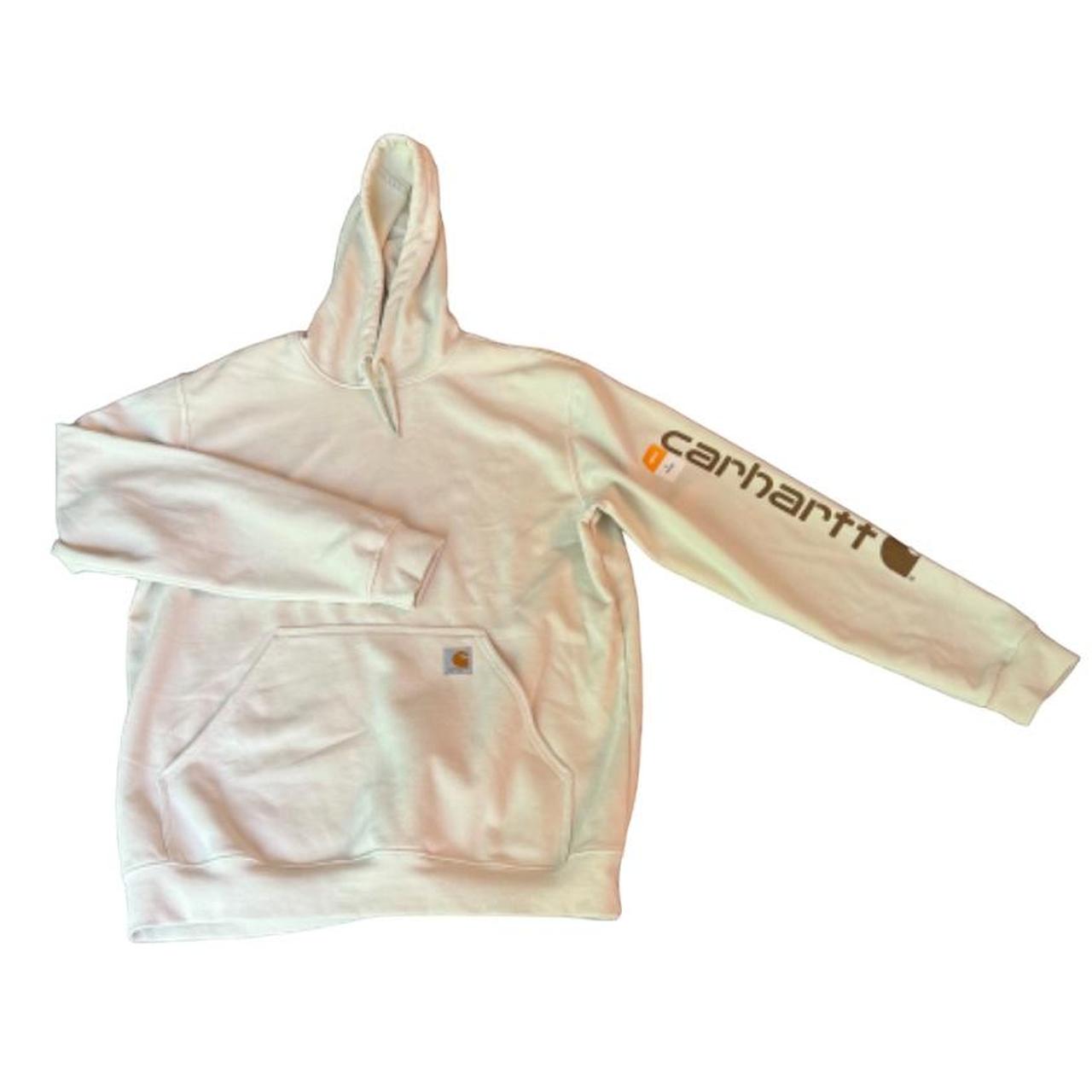 CARHARTT MEN’S CREAM HOODIE. BRAND NEW WITH TAGS.... - Depop
