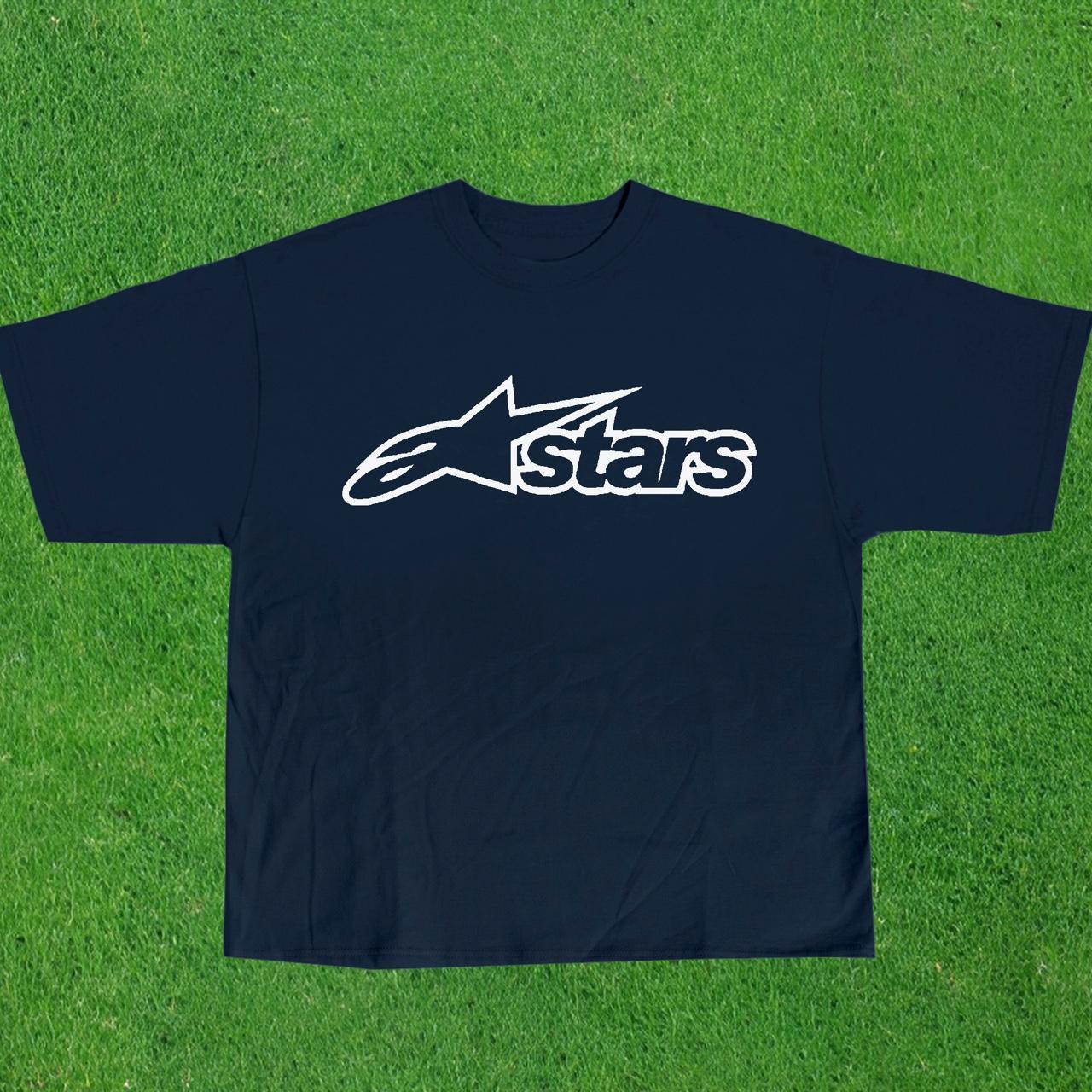 all stars graphic tee oversized tee 100% cotton all... - Depop