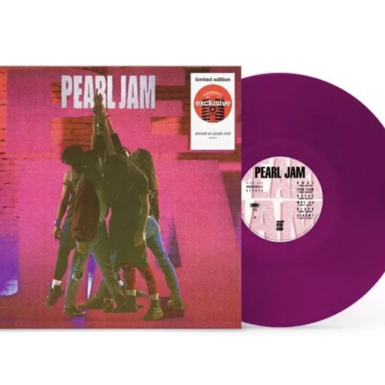 Pearl Jam Ten Album Limited Edition Target Purple... - Depop