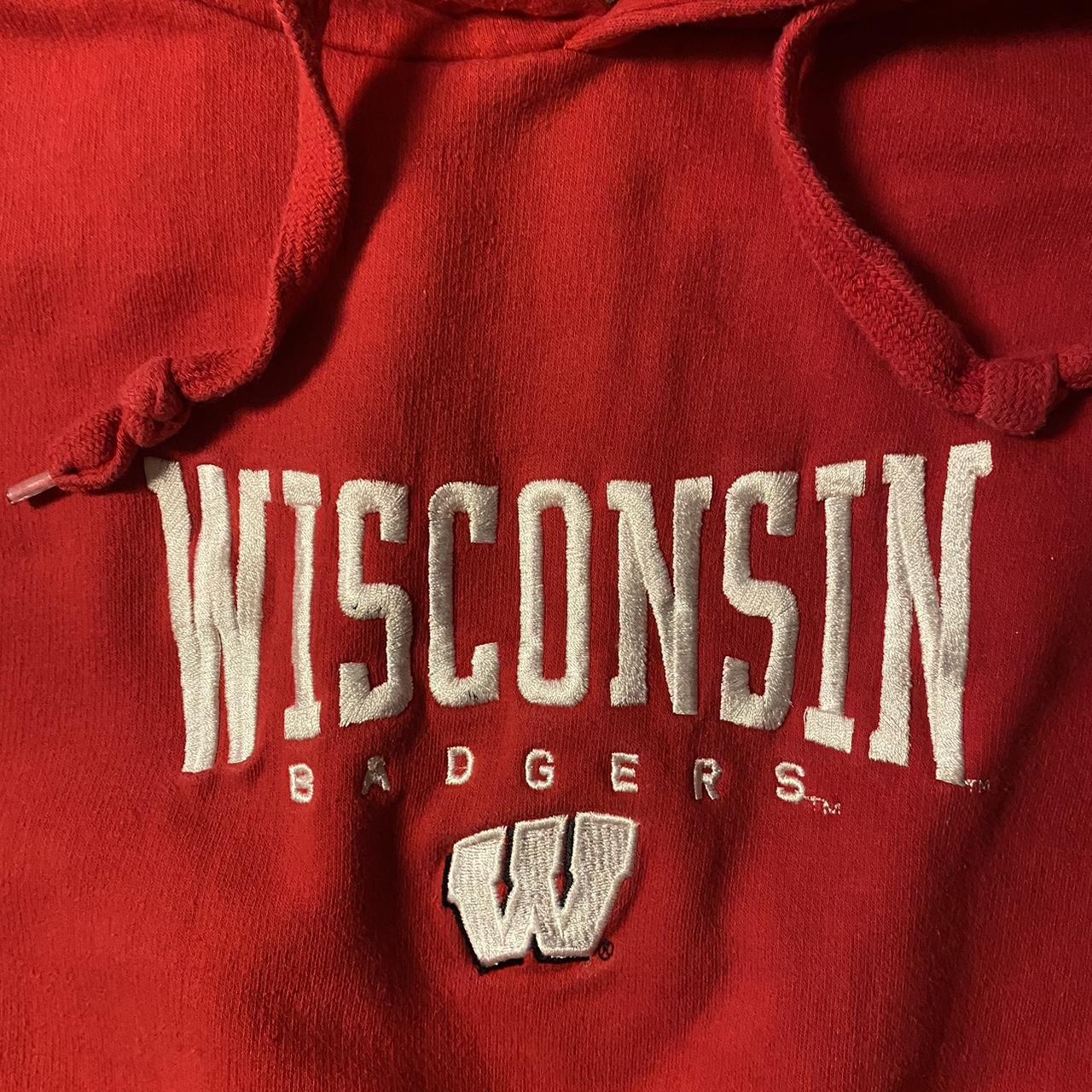 Wisconsin Madison vintage red Ovb hoodie(SIZE... - Depop