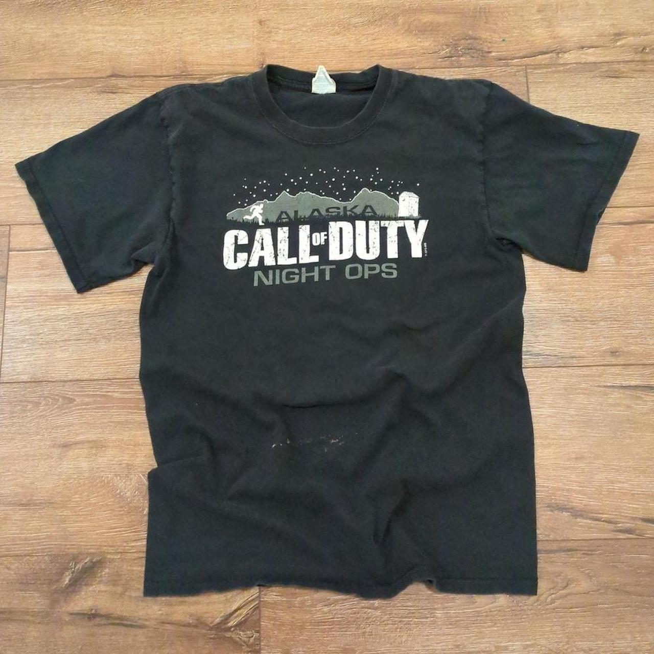 2013 Call of Duty Night Ops Alaska Shirt Faded... | Depop