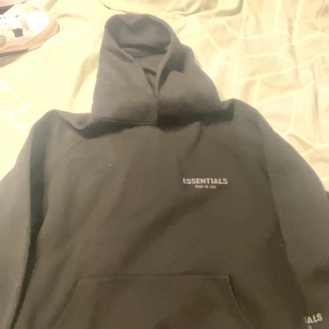 Black essentials hoodie authentic 👍 - Depop