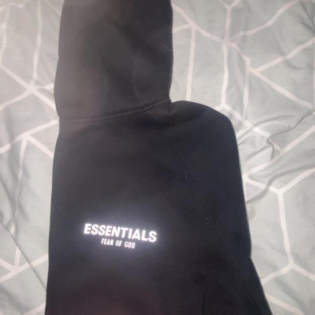 Black essentials hoodie authentic 👍 - Depop