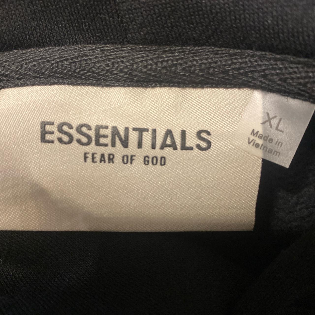 Black essentials hoodie authentic 👍 - Depop