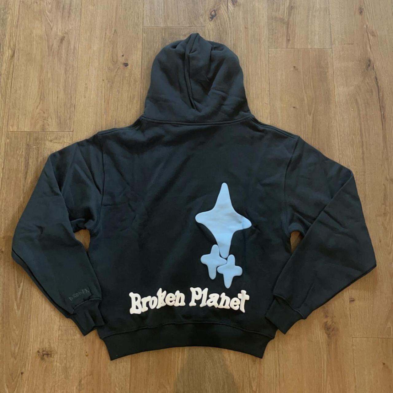 Broken planet hoodie ‘the madness never ends’ Brand... - Depop