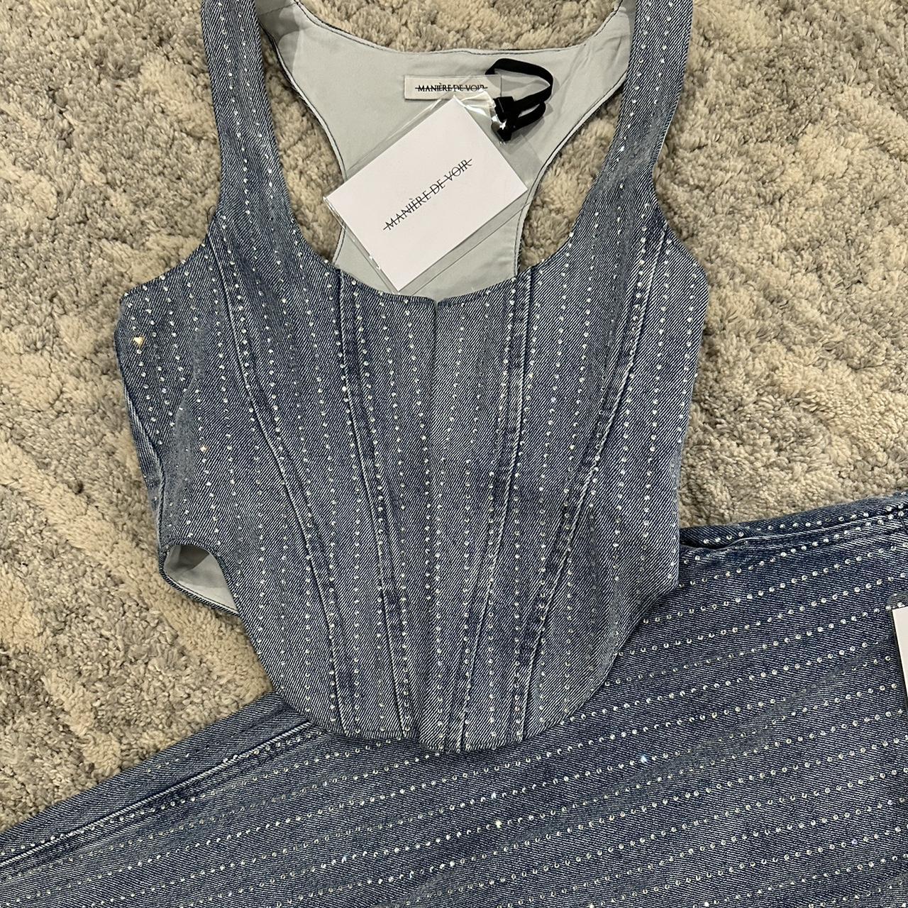 Maniere De Voir corset - Depop