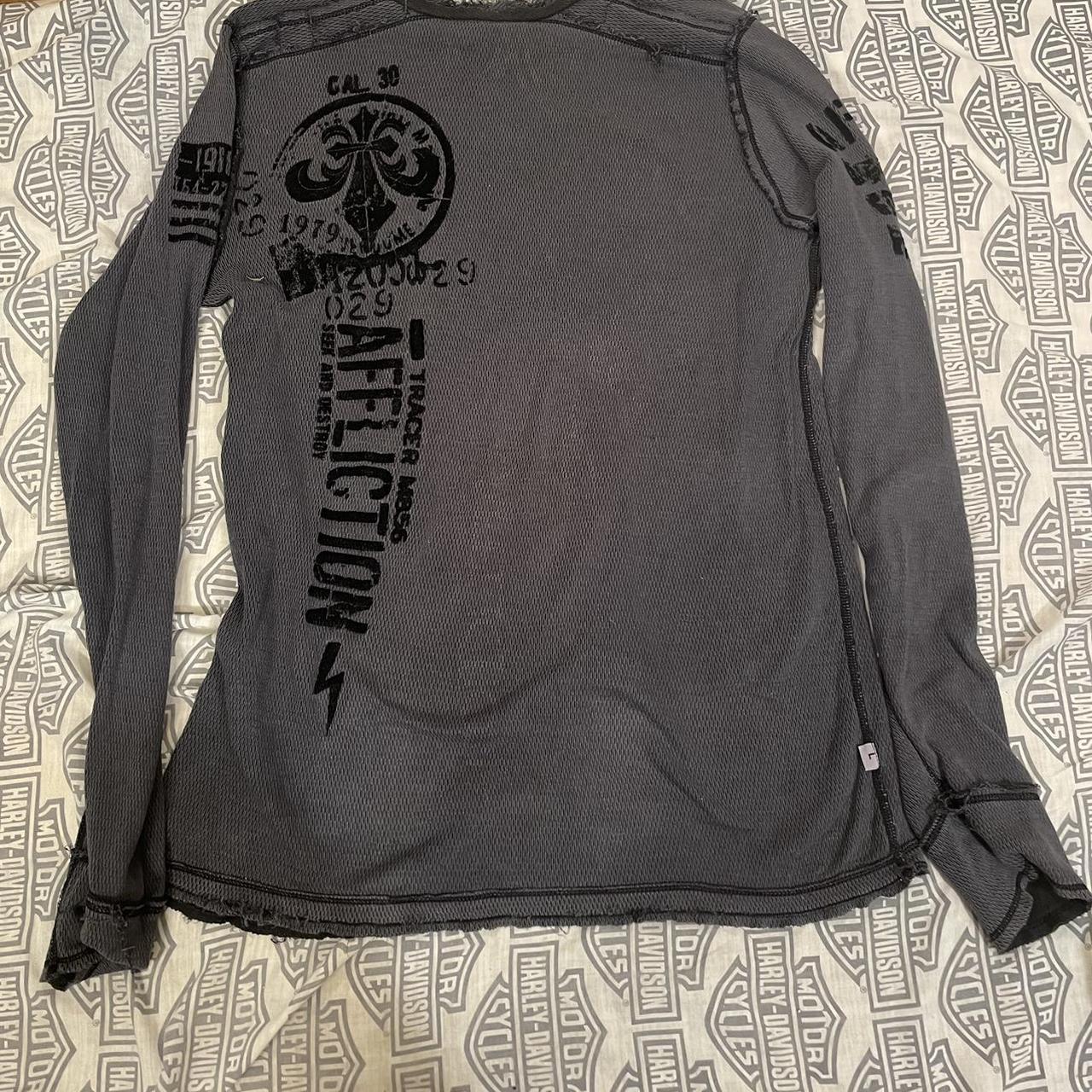Reversible Thermal Affliction Long sleeve - Depop