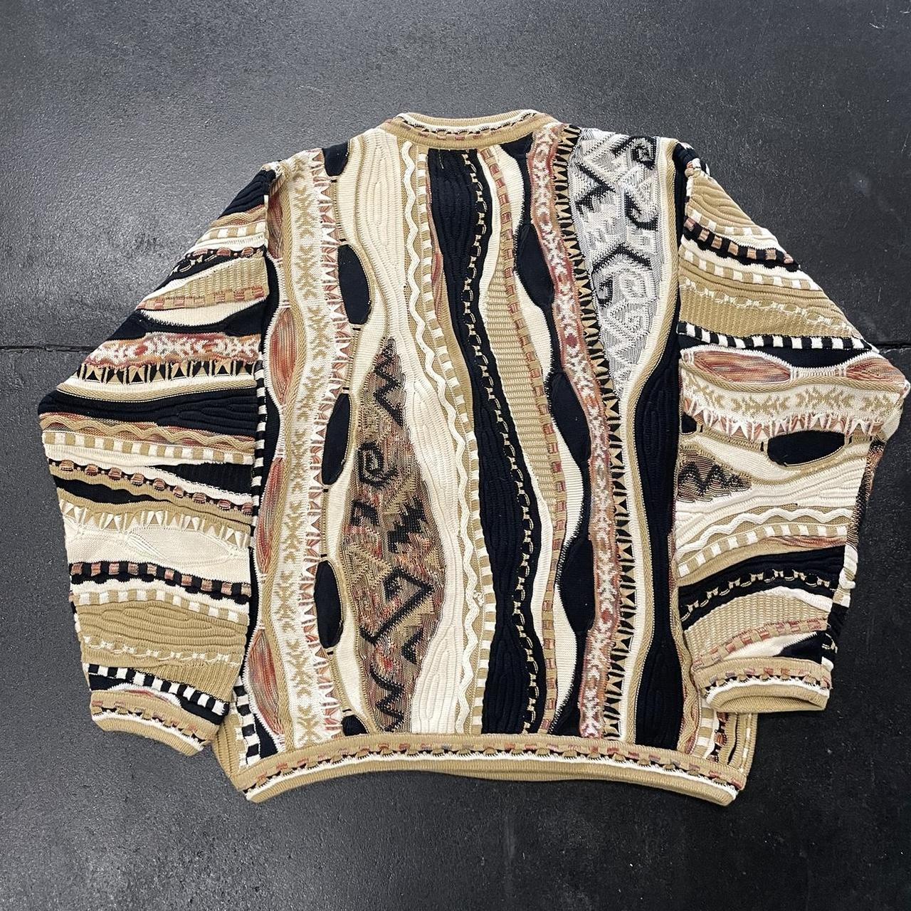 Tundra knit sweater coogi style men’s... - Depop