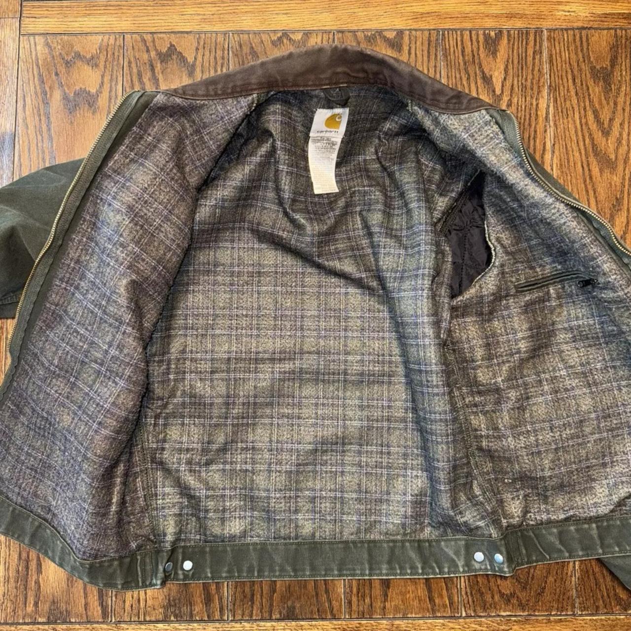 Carhartt J97 MOS Detroit Jacket Medium Moss Green... - Depop