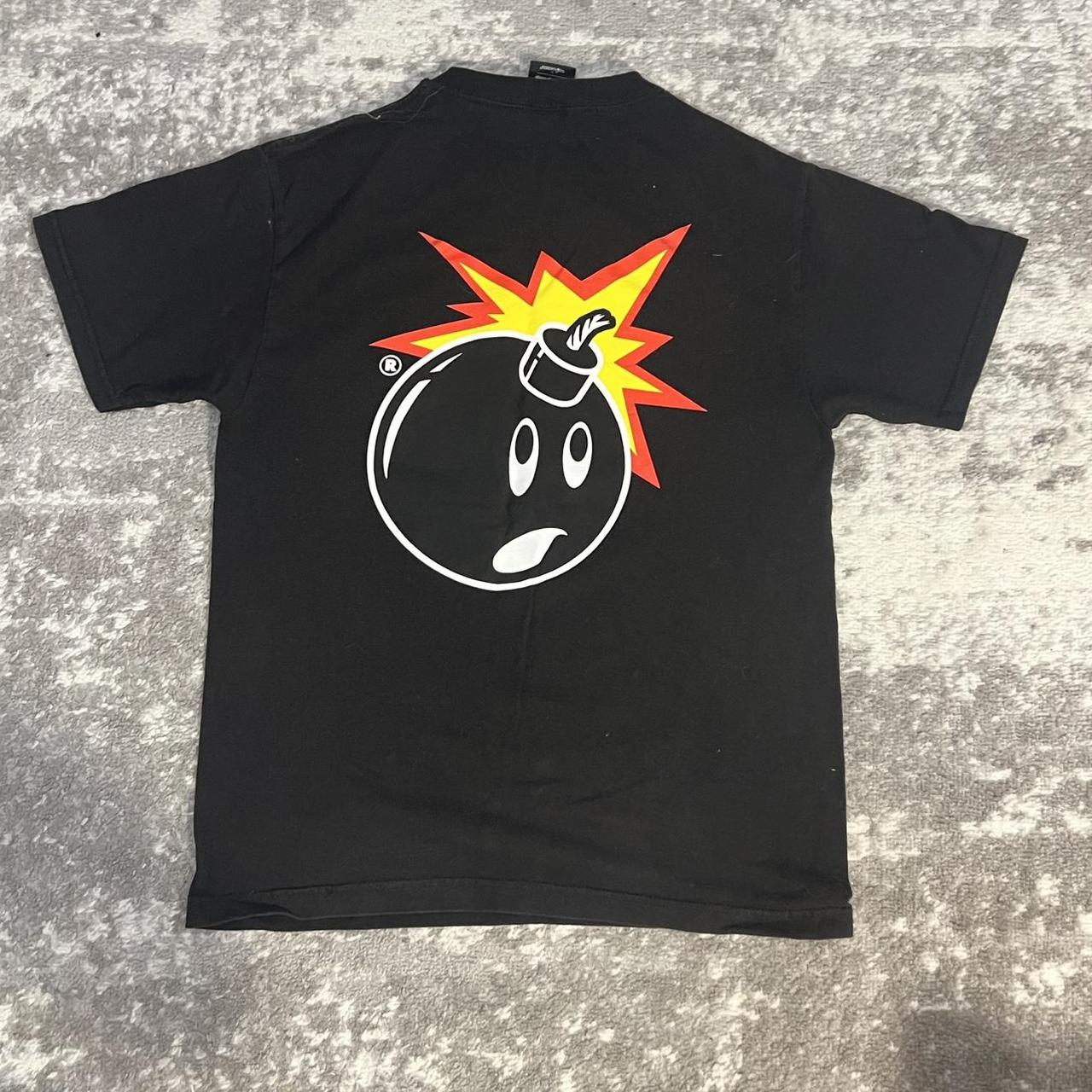 The Hundreds Adam Bomb black cotton t-shirt | Depop