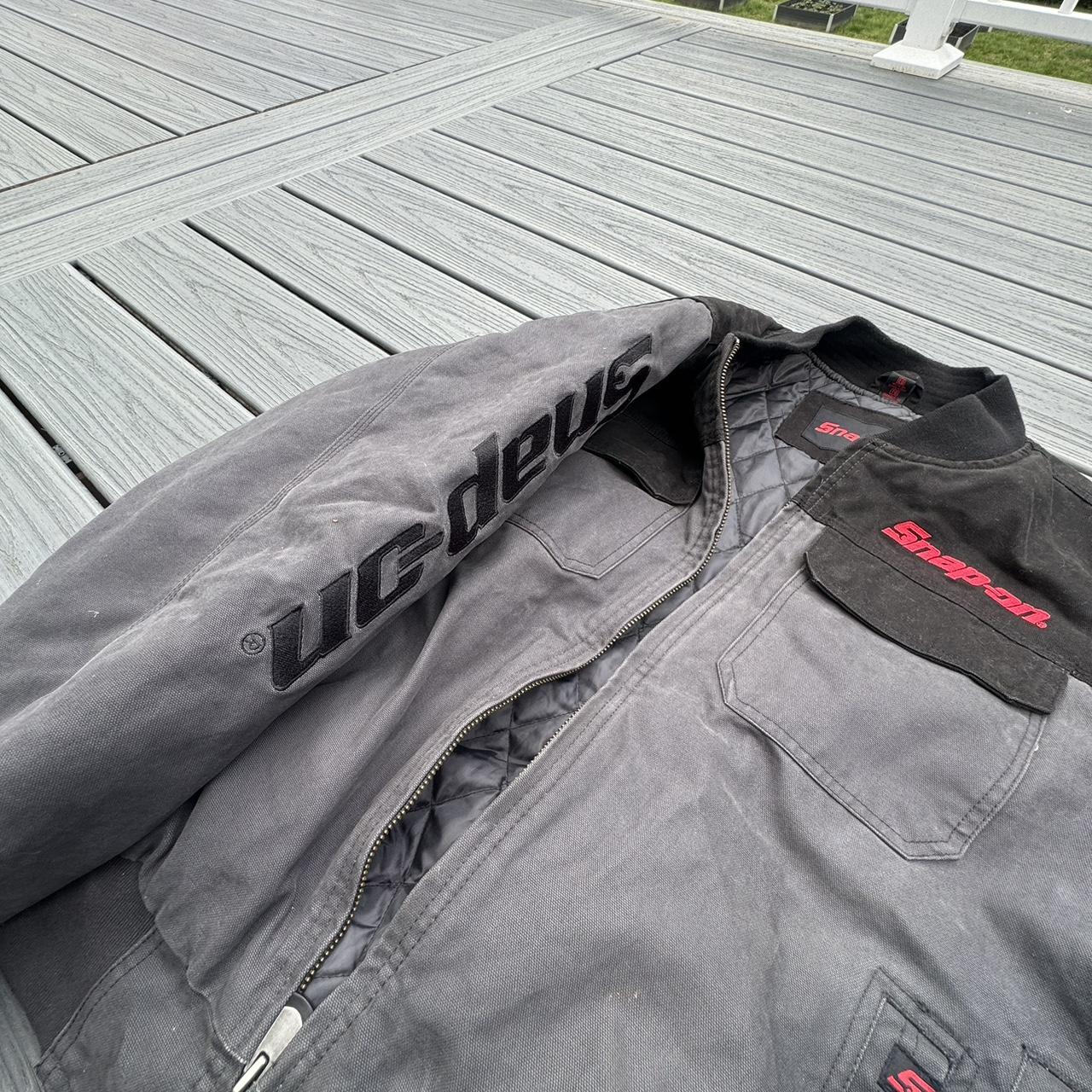 Vintage snap on work jacket - Depop