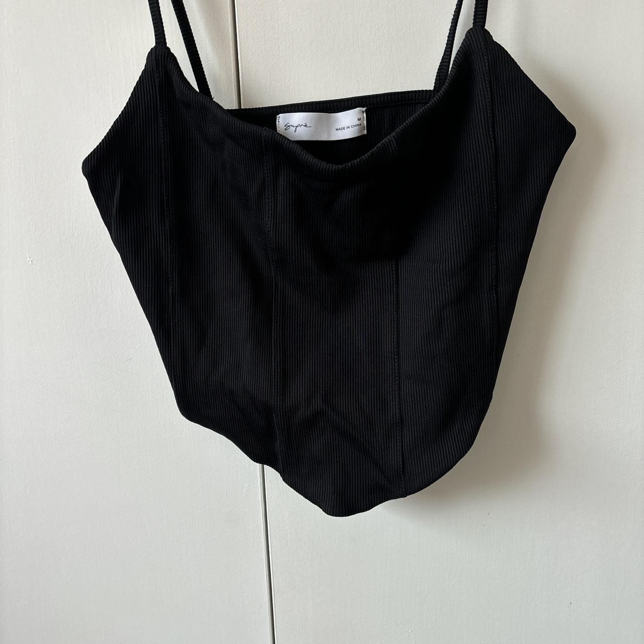 Supré Corset Shaped Front Crop Top Perfect For Depop