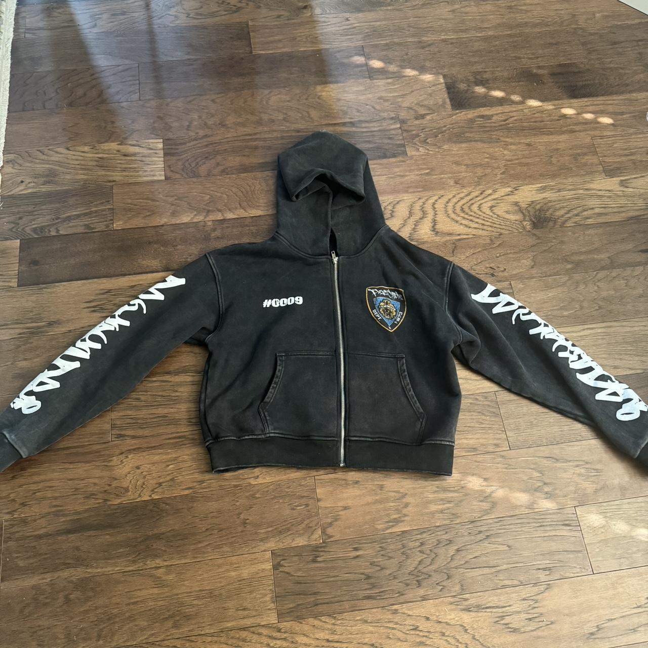 PROJECT CAPRI Men’s medium zipup RUNS SMALL - Depop